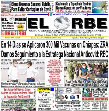 Portadas | Periódico El Orbe