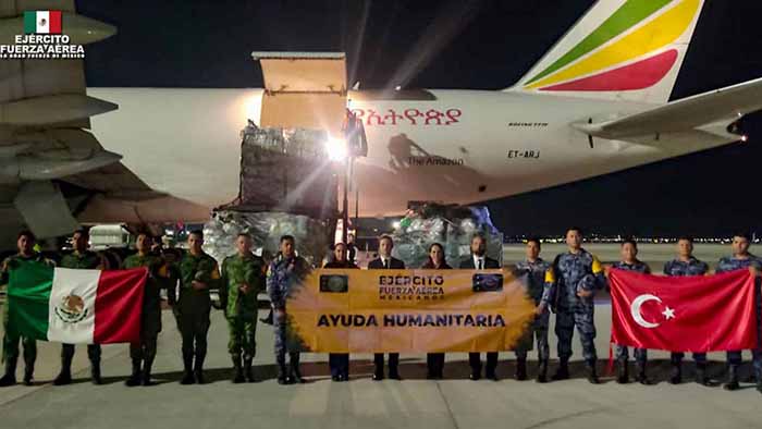 Sale del AIFA Avión con 100 Toneladas de Ayuda Humanitaria - Periódico El Orbe.