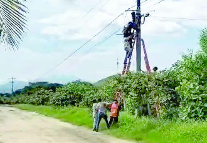 Trabajador de Empresa de Cable se Electrocutó - Periódico El Orbe.